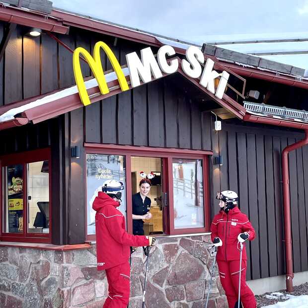 De enige McSki ter wereld vind je in Zweden